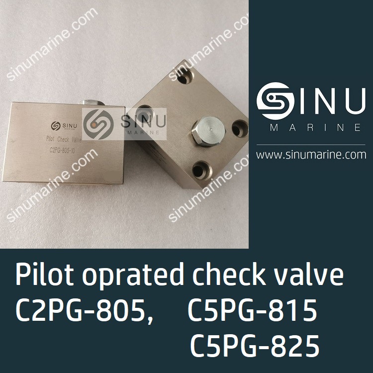 Pilot oprated check valve C2PG-805,C5PG-815,C5PG-825