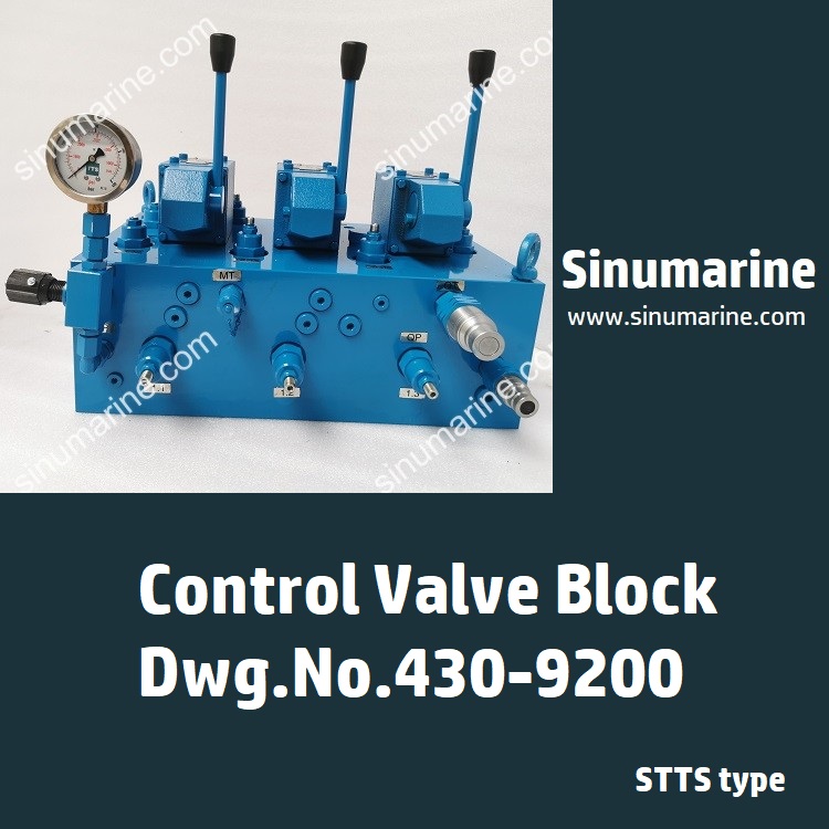 Sinu control block valve group Drawing.No.A205693 Drawing.No.1191130