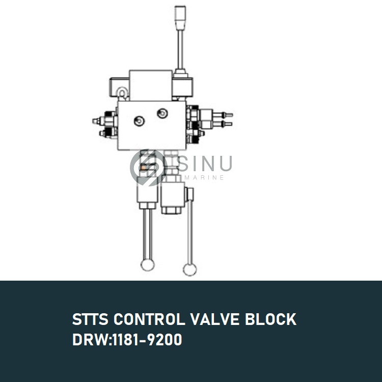 STTS CONTROL VALVE BLOCK Drwing No.1181-9200 marine hatch cover