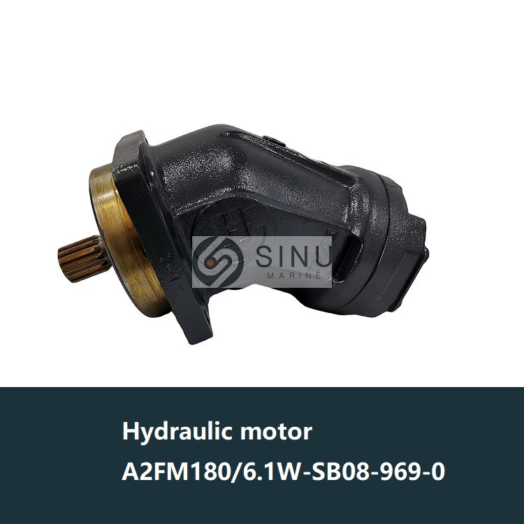 ELECTRIC HYDRAULICDECK CRANE LUFFING MOTOR A2FM180/6.1W-SB08-969-0