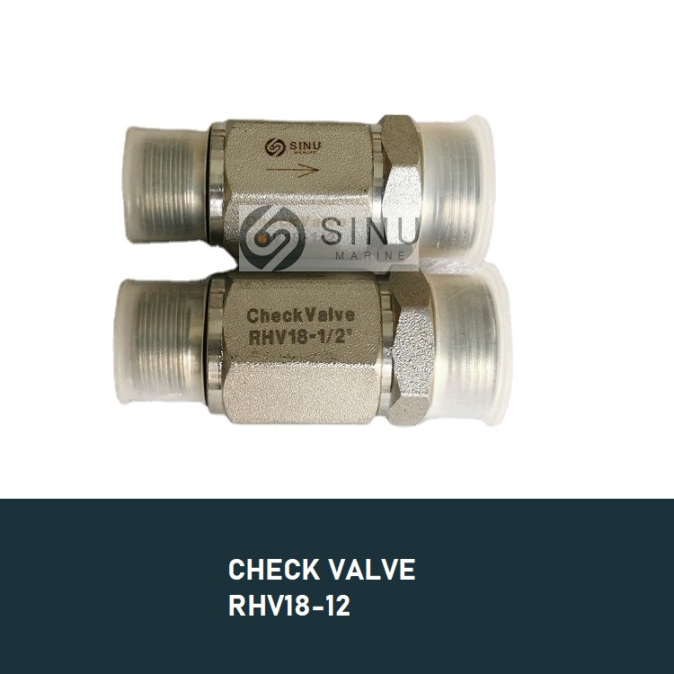 CHECK VALVE RHV18-1/2" FOR DECK CRANE HATCH COVER