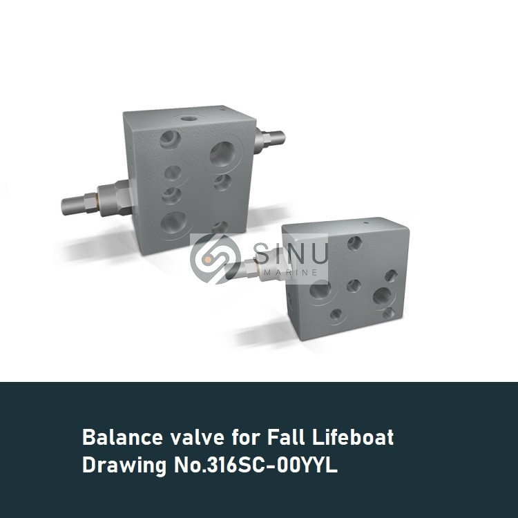 Blance valve for Fall Lifeboat Jiangyin Beihai Drawing No.316SC-00YYL