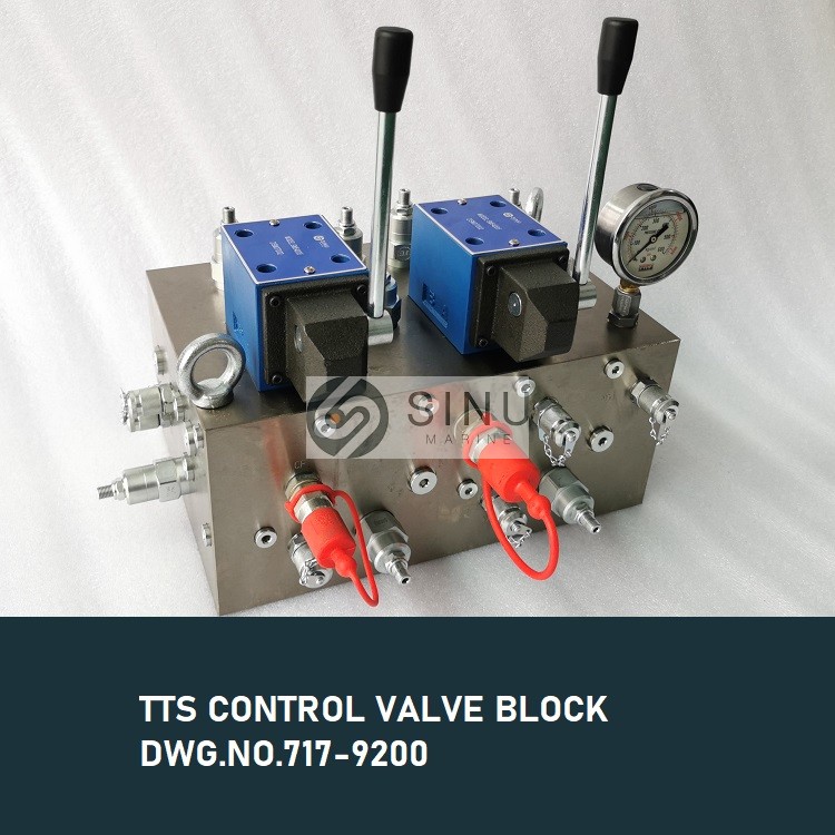 TTS CONTROL VALVE BLOCK DWG.NO.717-9200控制阀块