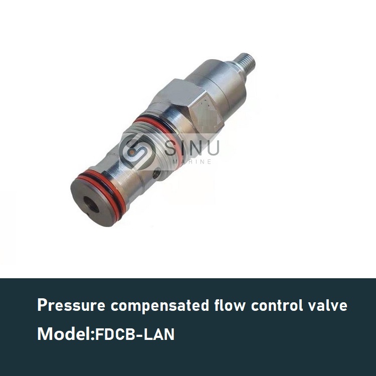 Pressure compensated flow control valve FDCB-LAN
