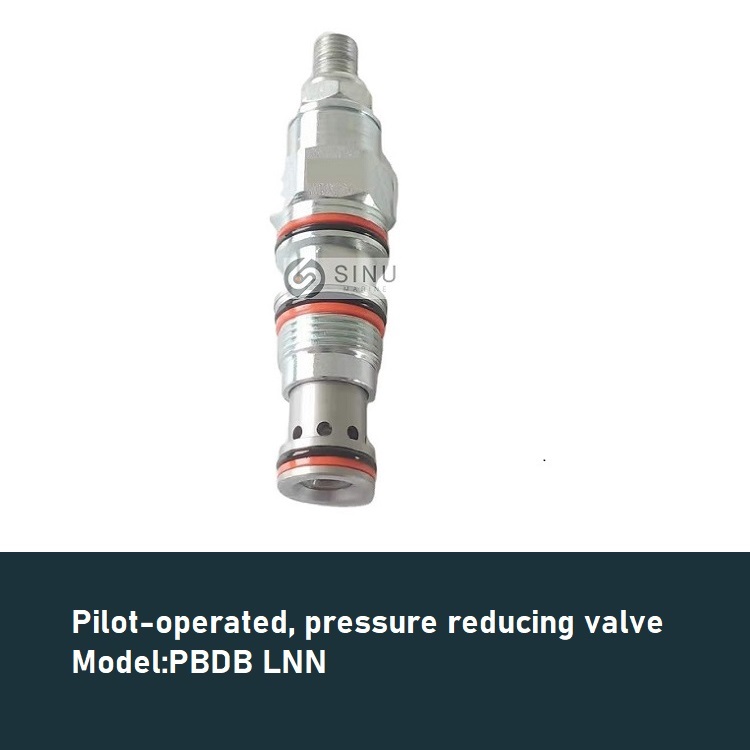 PBDB LNN Pilot-operated, pressure reducing valve hydraulic valves