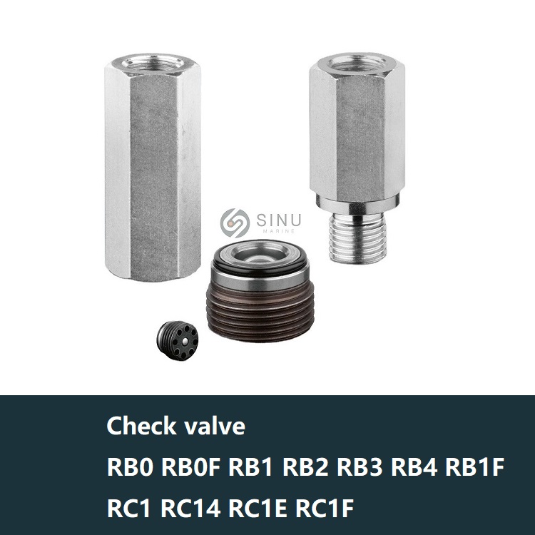 Check valve type RB0 RB0F RB1 RB2