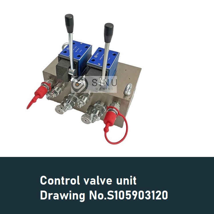 Control valve unit for dry bulk ship Drawing No.S105903120