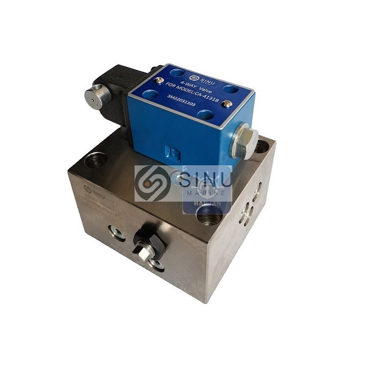 CA-41318 NAKAKITA Manually operated oil hydraulic valve/4 Way valve ...