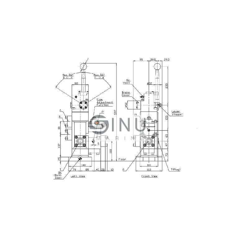KAYABA hydraulic motor control valve FDM04AAS/FDS06ACLSE/FDM08ACS ...