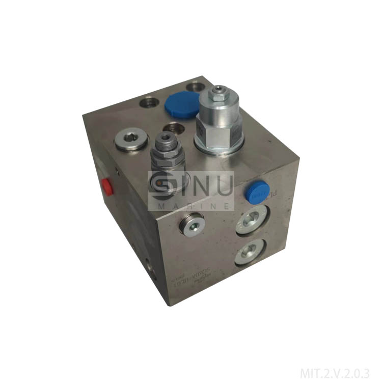Counter balance valve block H-08012B DRAWING NO.19757122A1 for luffing ...