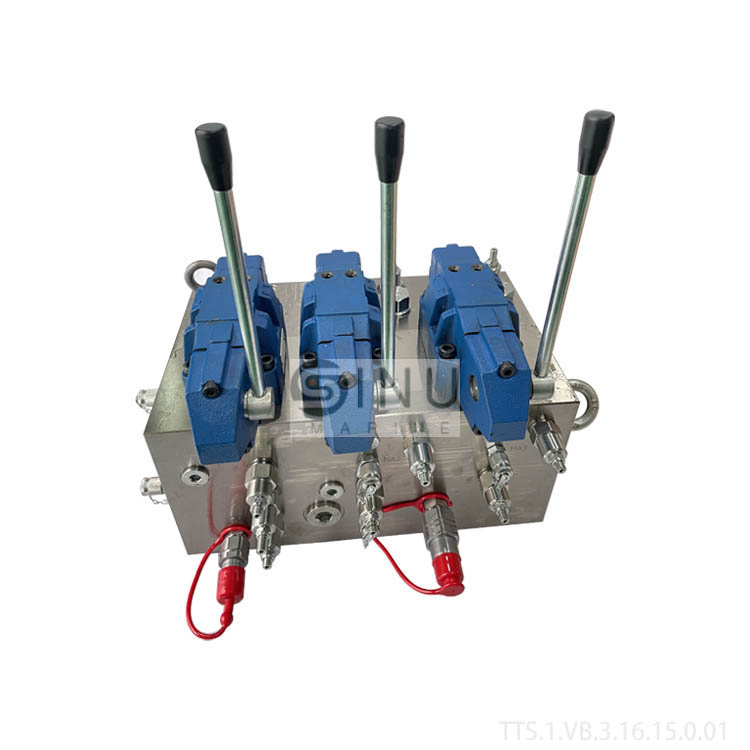 Marine hydraulic control valve block DWG No.166-9210