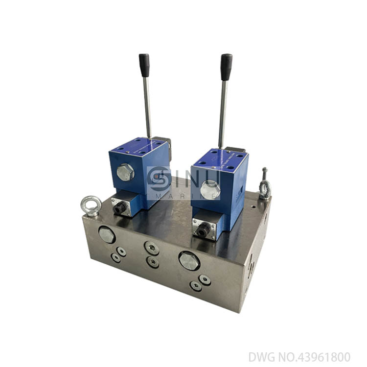 Control Valve Stand DWG NO. 43961800 For Steel Hatch Cover Spare Parts