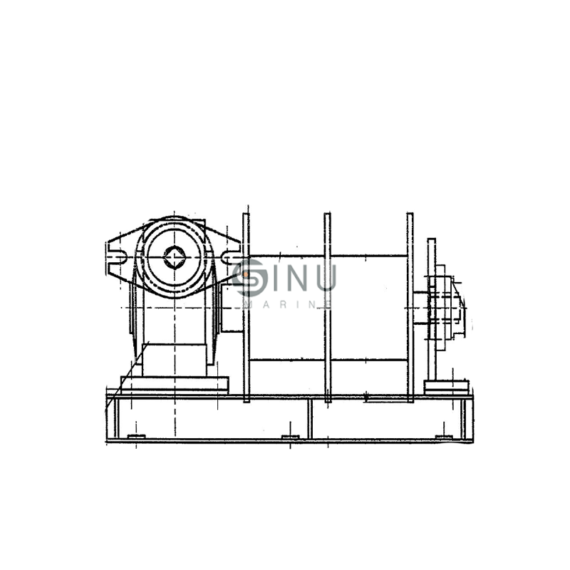Air motor for hoisting winch.Dwg.NO.AW-00005/DWG.NO.AW-00018