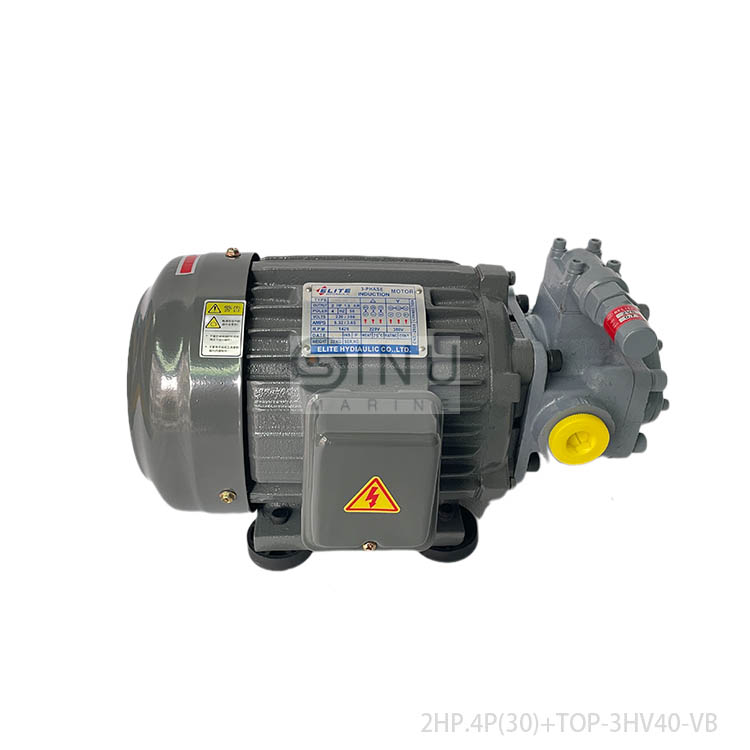 THREE-PHASE INDUCTION MOTOR TYPE:2HP.4P(30) TROCHOID PUMP TYPE:TOP-3HV40-VB